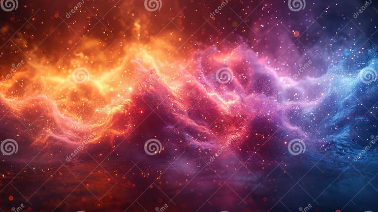 Colorful Abstract Animation Loop with Soft Dispersion Effect Stock ...