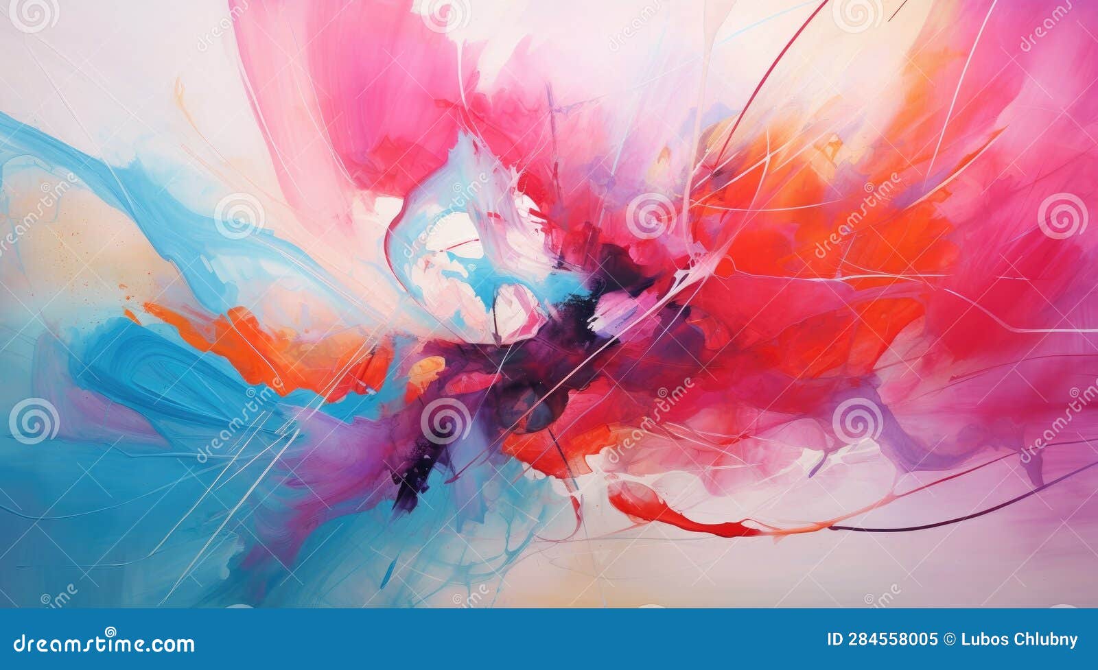 Colorful Abstract Art Background. Stock Illustration - Illustration of ...