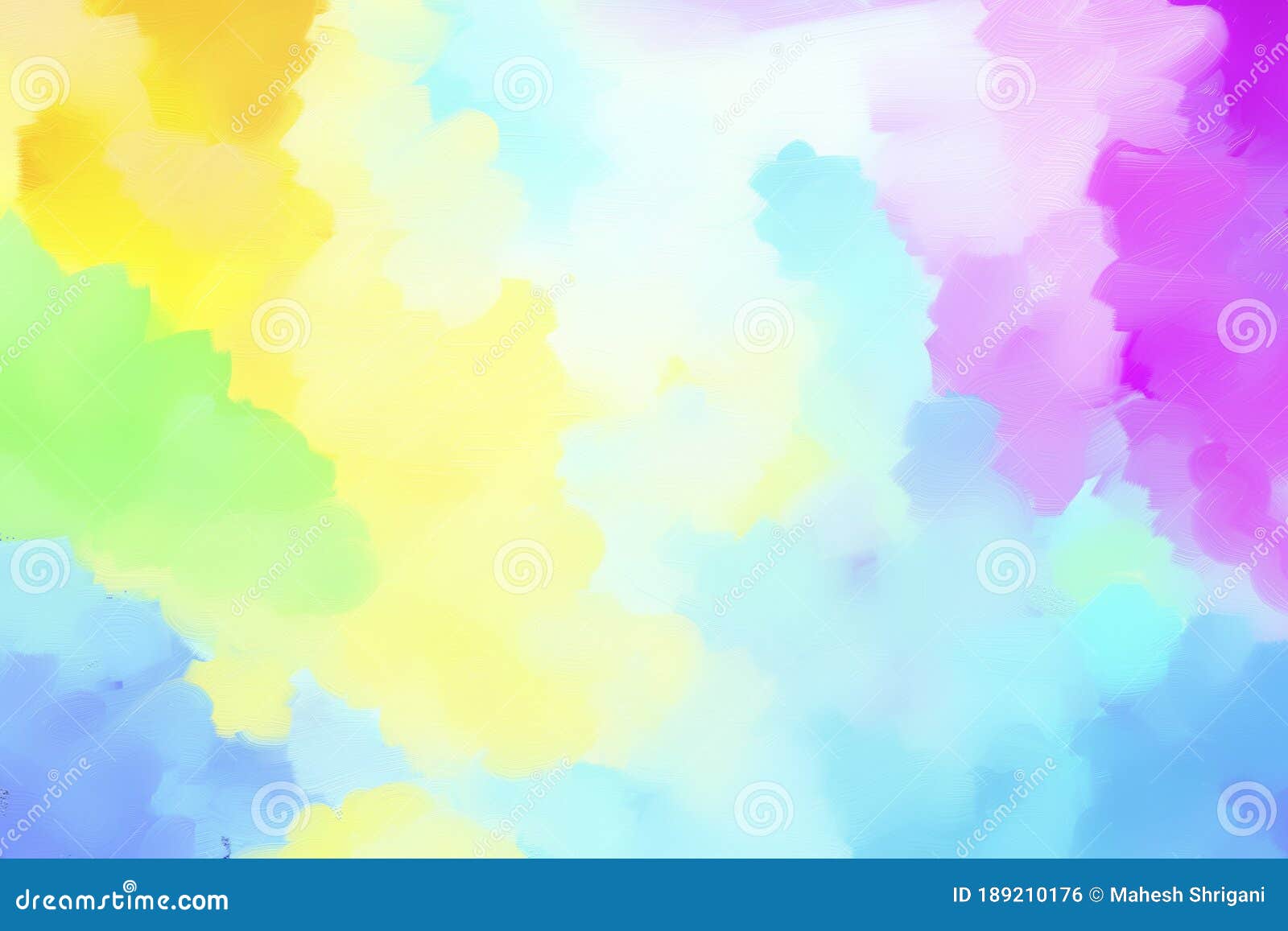 Colorful Abstract Art Rage Painting Stock Illustration - Illustration ...