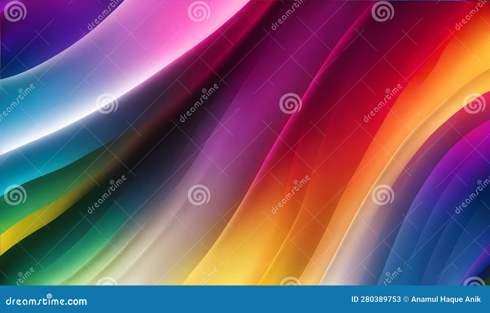 Colorful Abstract Background. Abstract Gradient Background Waves. Stock ...