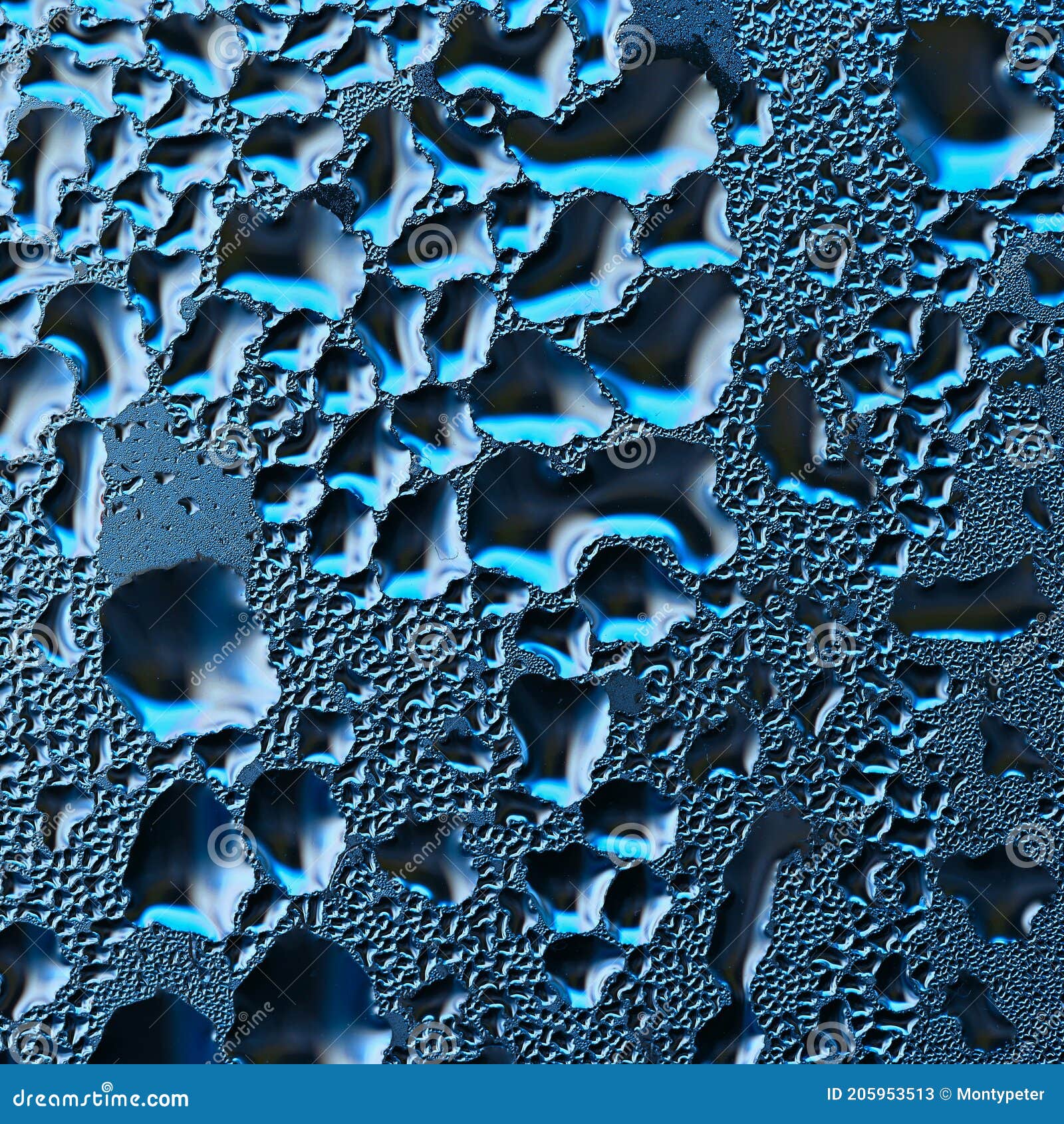 Colorful Abstract Background. Beautiful Macro Shot of Water Drops on a ...