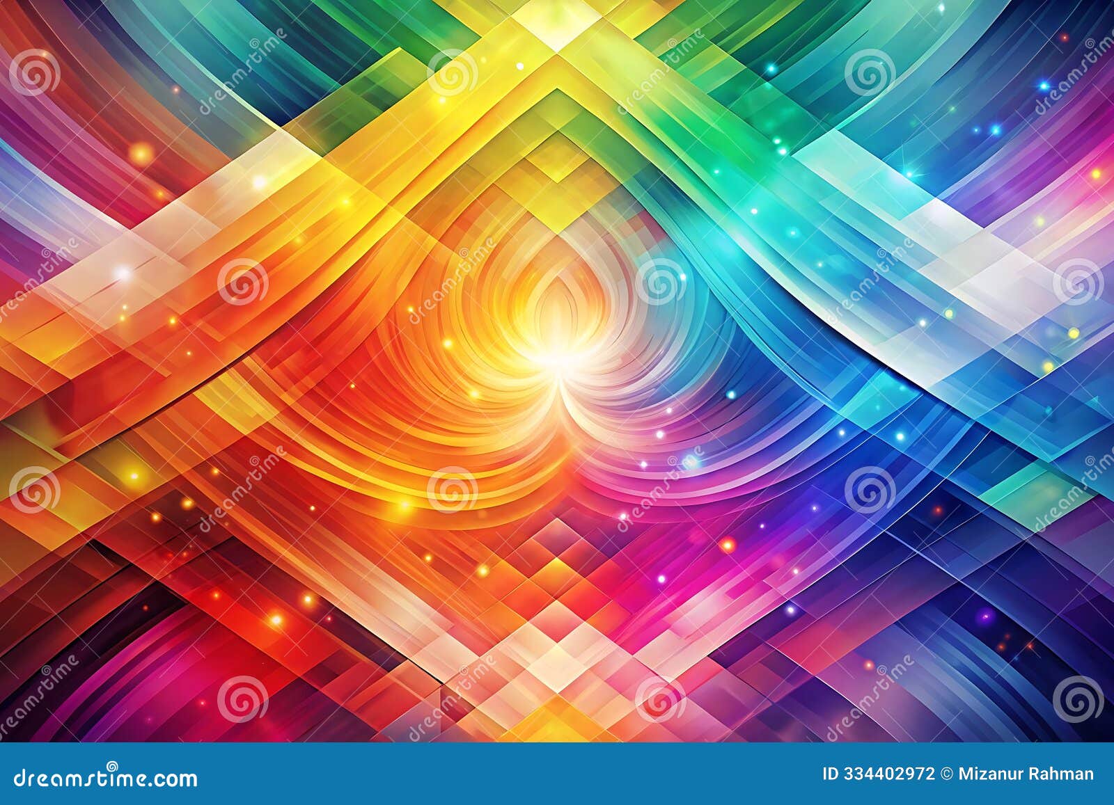 Colorful Abstract Background Blue Red Yellow Stock Illustration ...