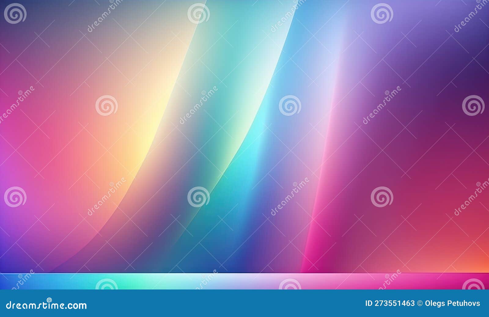 A Colorful Abstract Background with a Blurry Image of a Curved Line in ...