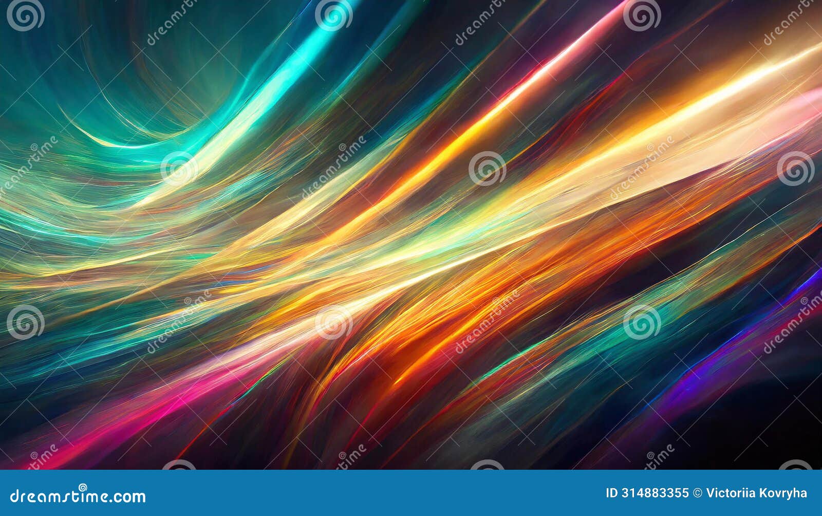 Colorful Abstract Background with Blurry Multicolored Beams Stock ...