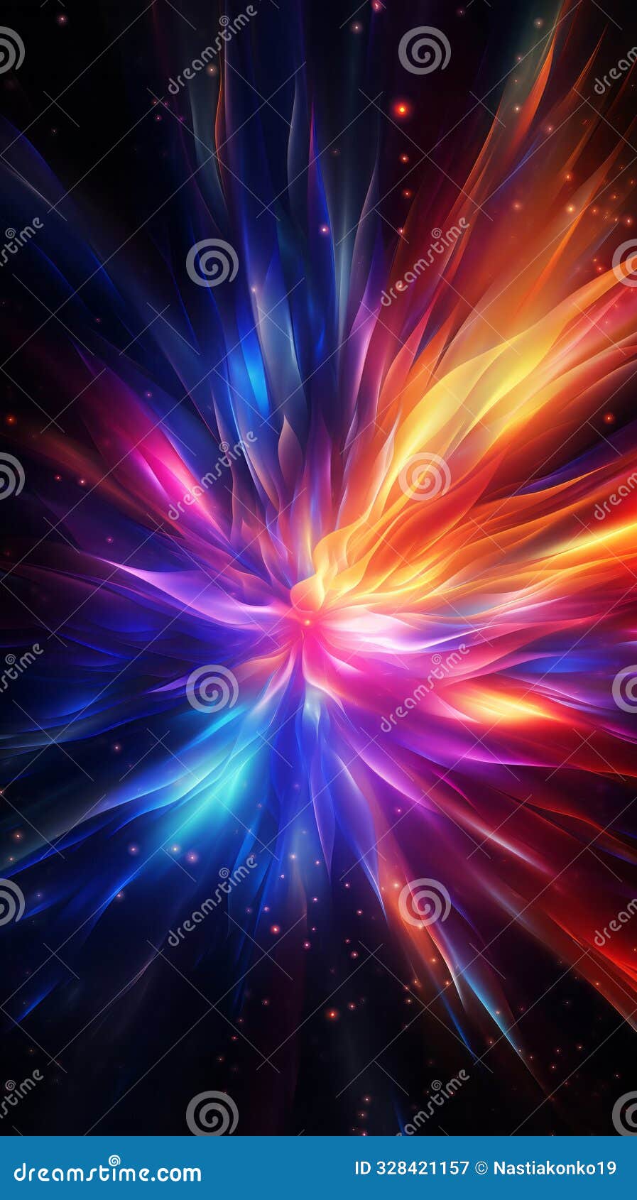 A Colorful Abstract Background with Bright Lights Stock Image - Image ...
