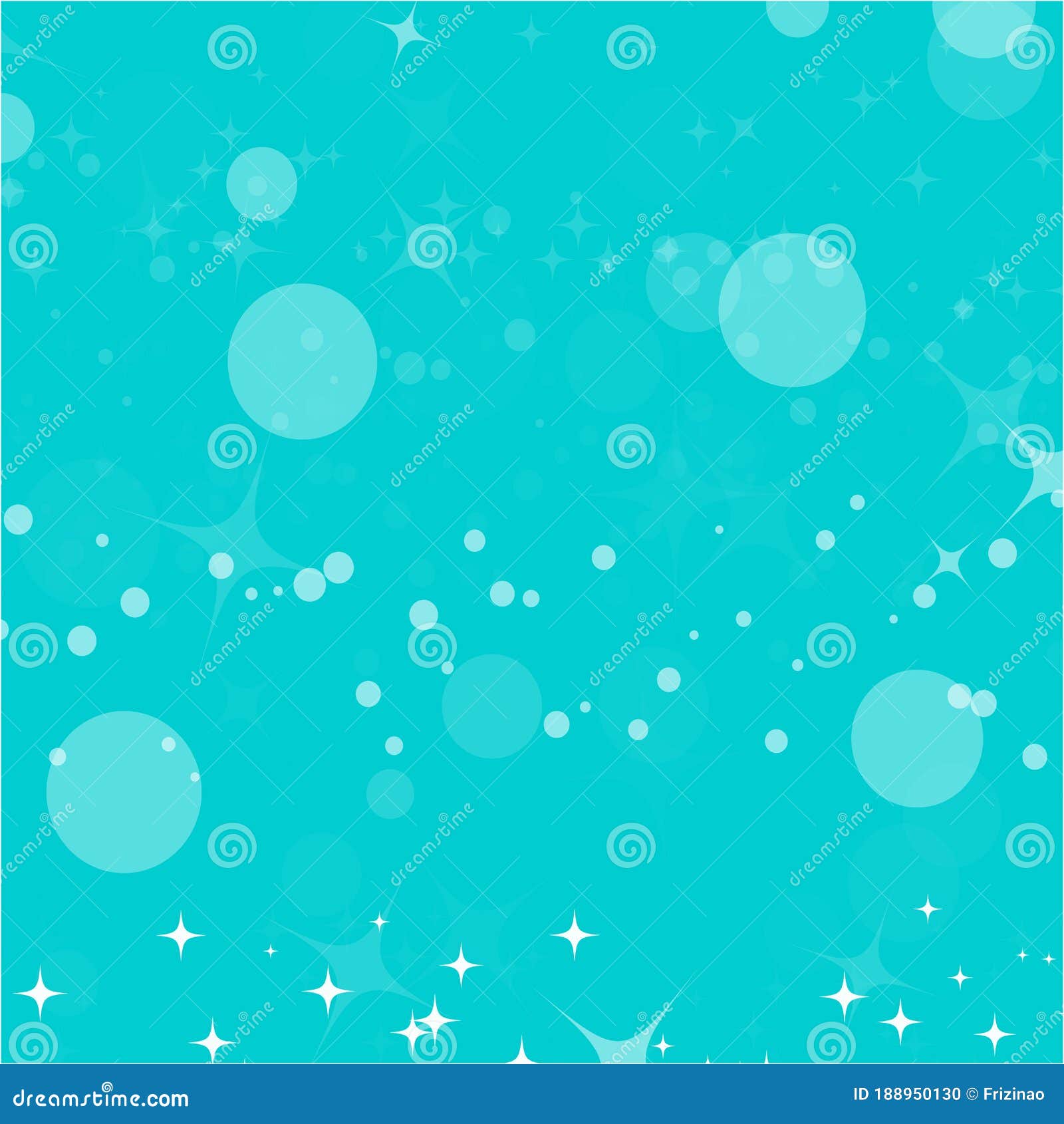 Colorful Abstract Background with Circles and Stars. Simple Flat Vector ...