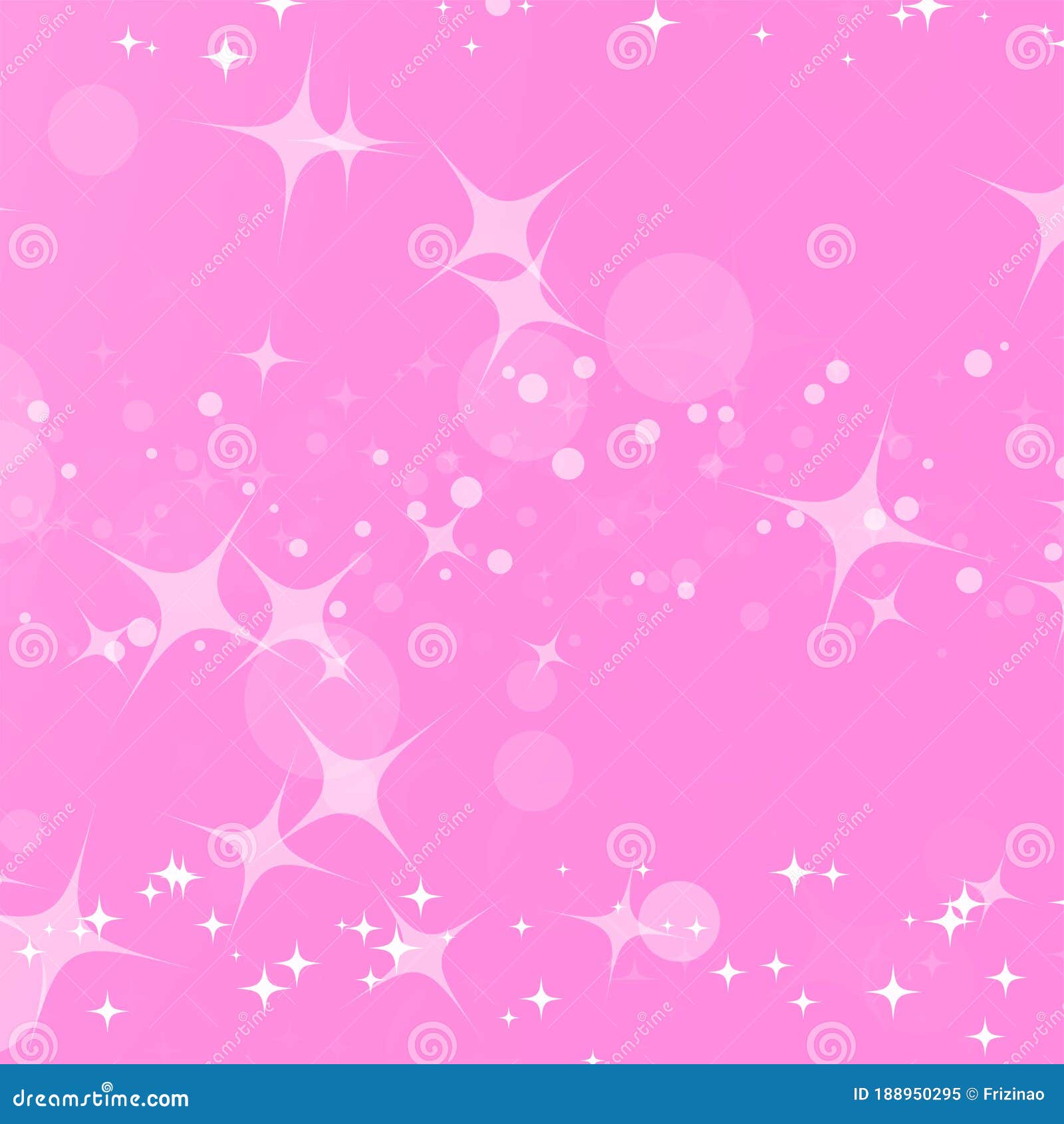 Colorful Abstract Background with Circles and Stars. Simple Flat Vector ...