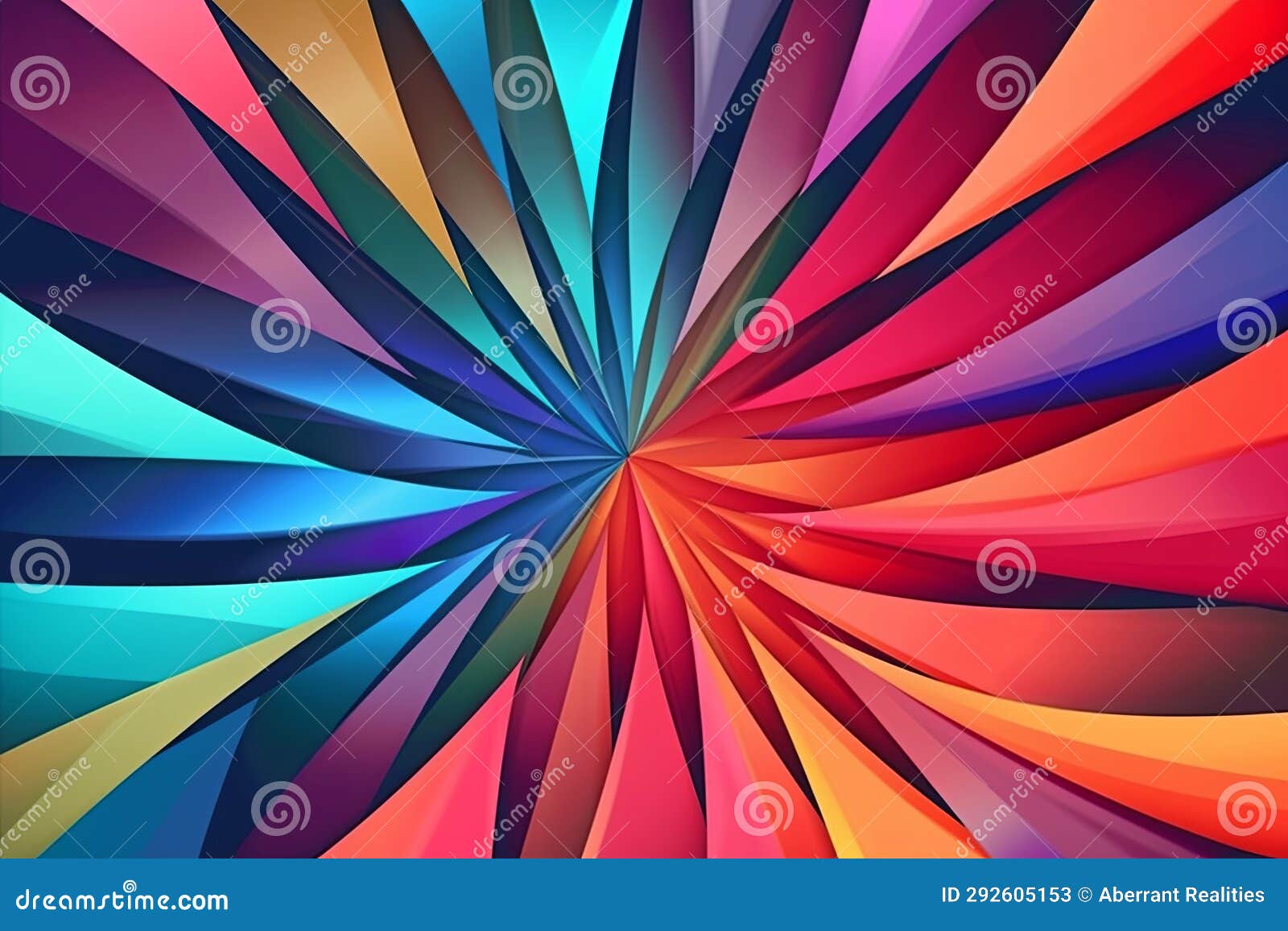 Colorful Abstract Background with a Circular Shape in the Center Stock ...