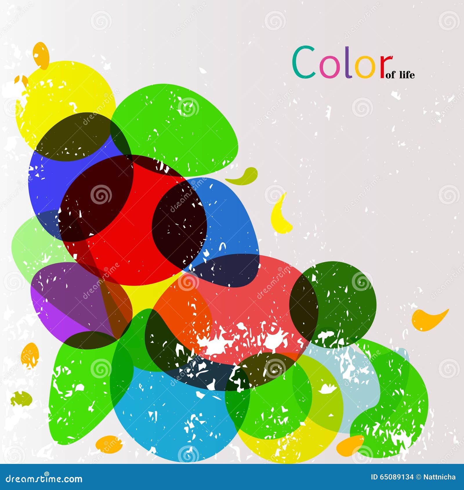Colorful Abstract Background, Color of Life Concept Stock Vector ...