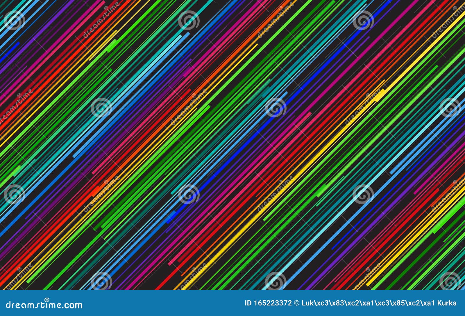 Colorful Slanting Mondrian Art Piece Cartoon Vector | CartoonDealer.com ...