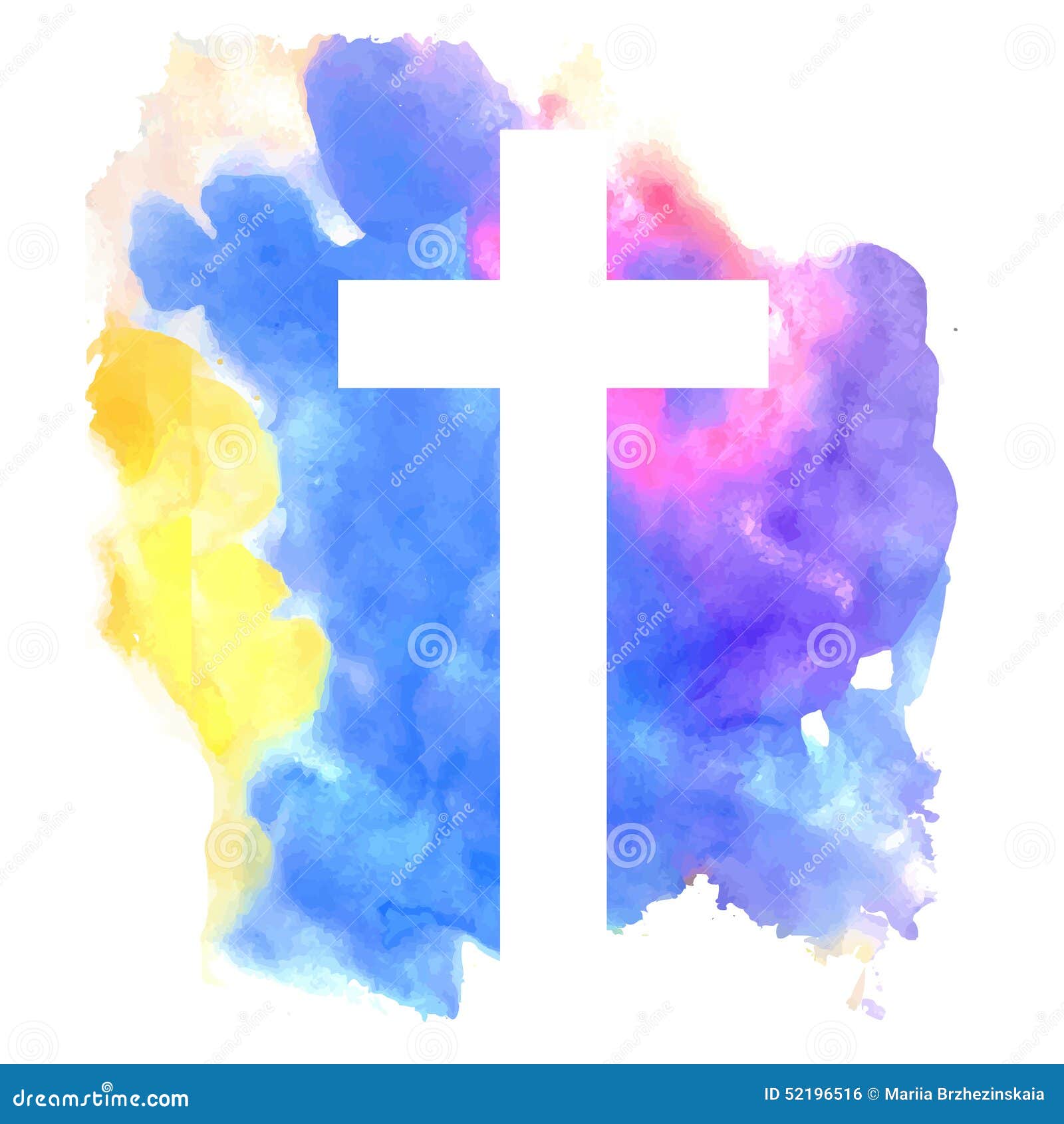 Colorful Abstract Background with Cross Stock Vector - Illustration of ...