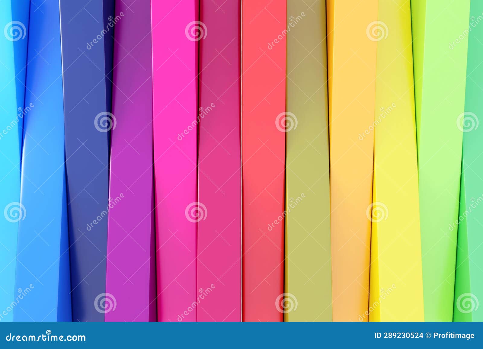 Colorful Abstract Background with Crossed Boxes 3D Stock Illustration ...