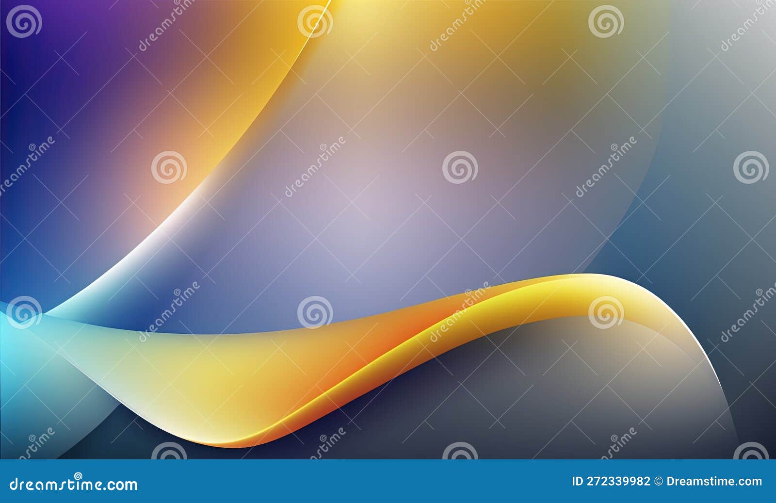 A Colorful Abstract Background with a Curved Curve in the Center Stock ...