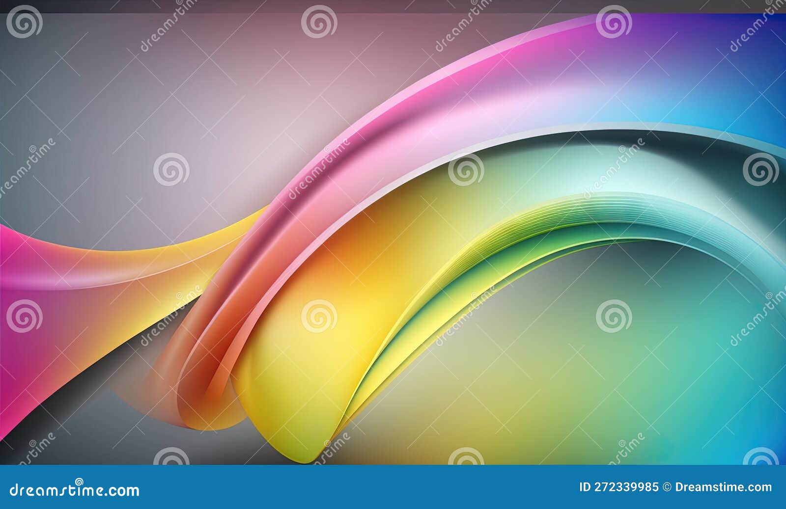 A Colorful Abstract Background with a Curved Design on the Side Stock ...