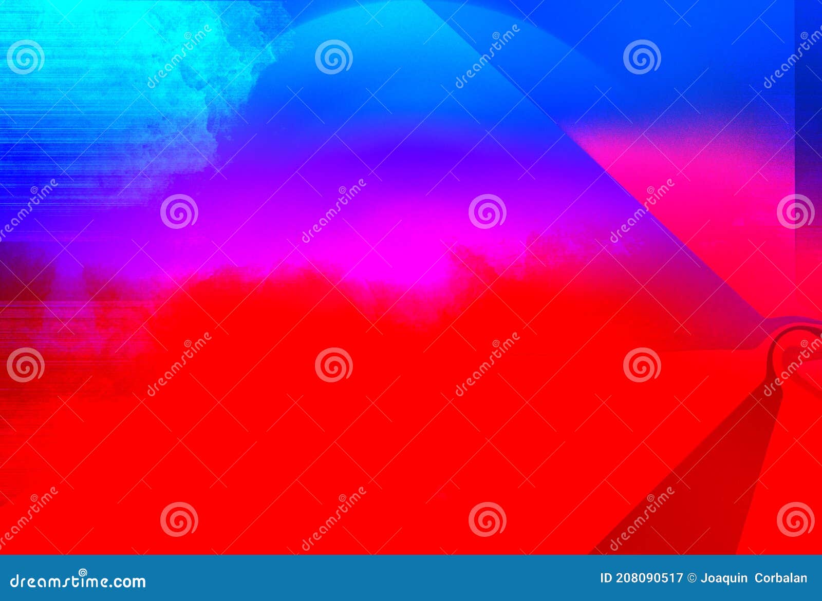 Colorful Abstract Background of Deep Red Tones with Converging ...