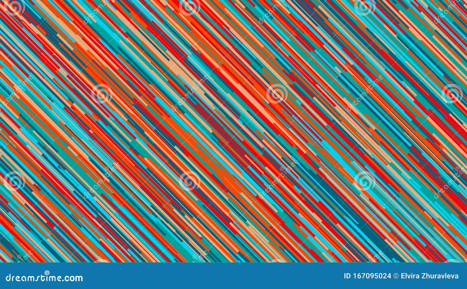 Colorful Abstract Background with Diagonal Lines 3D Illustration Stock ...