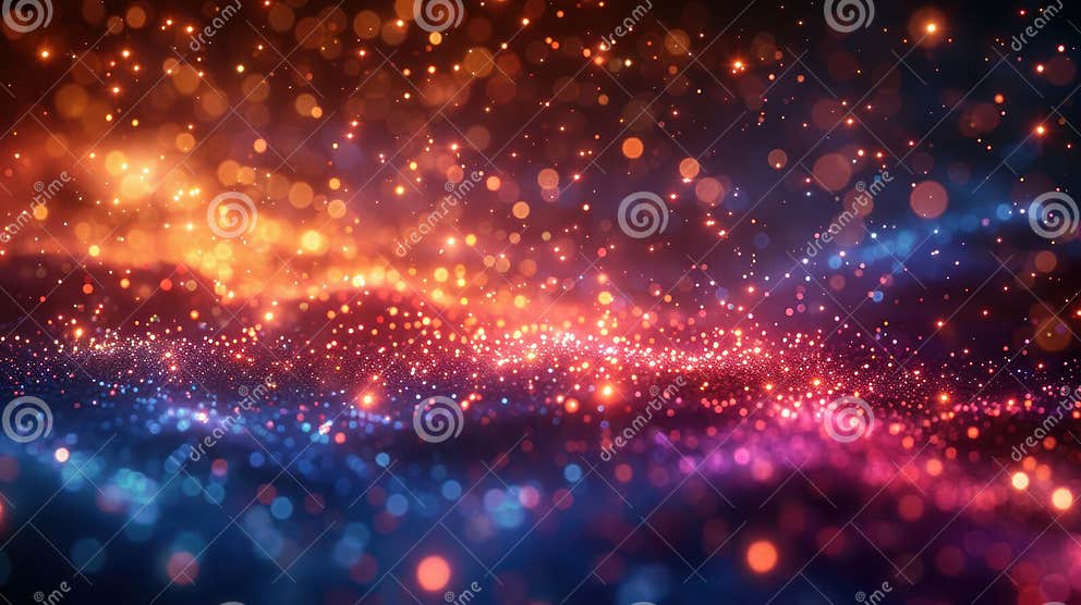 Colorful Abstract Background with Dispersion Effect - 3D Render ...