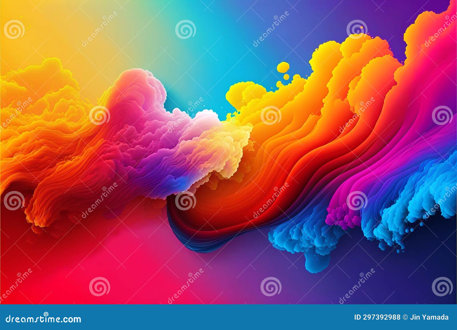 Colorful Abstract Background with Dynamic Effect. Vector Illustration ...