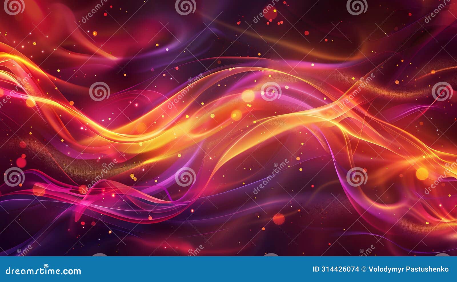 A Colorful Abstract Background with Fire and Smoke Stock Photo - Image ...