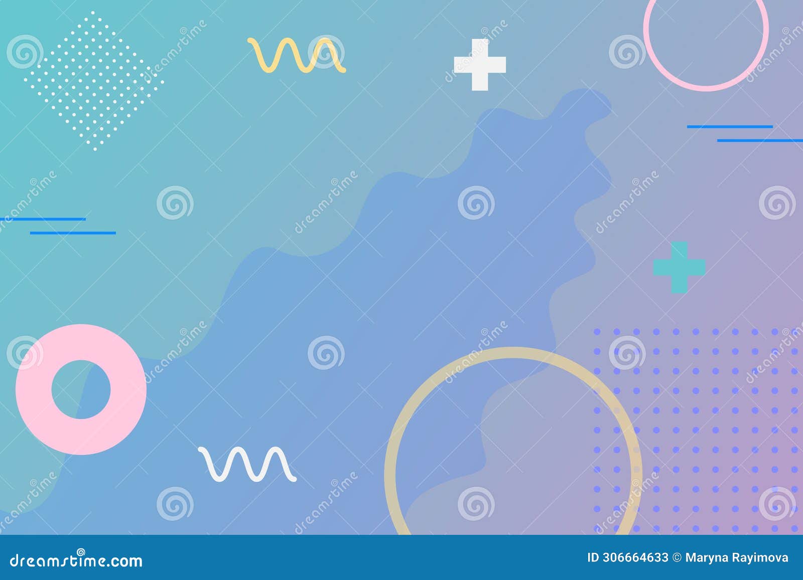 Colorful Abstract Background with Geometric Shapes with Space for Text ...
