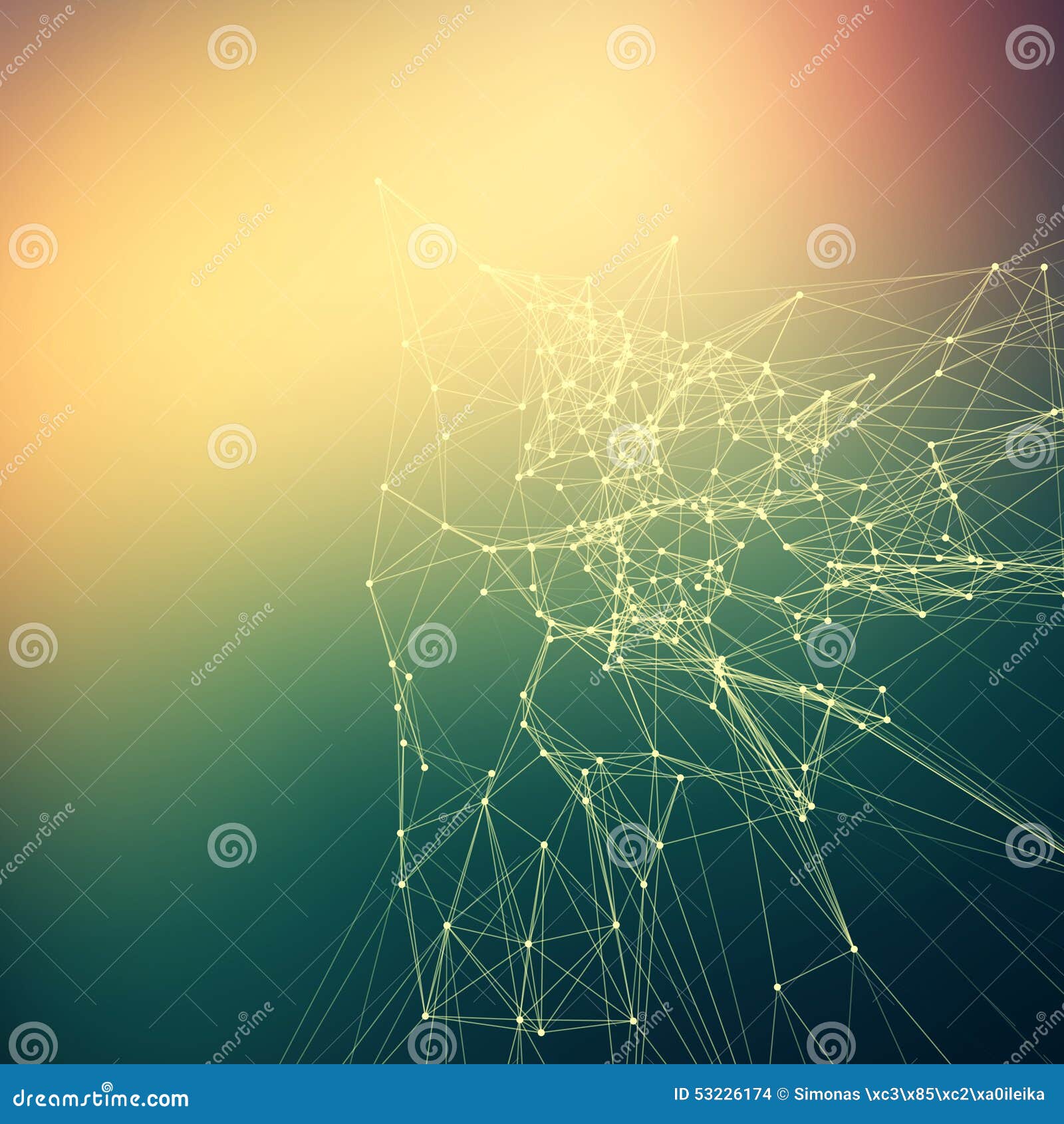 Colorful Abstract Background Gradient. Connecting Dots with Line Stock ... Colorful Abstract Background Gradient. Connecting Dots with Line Stock ...