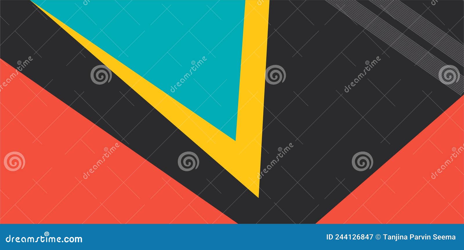 Abstract triangle template stock vector. Illustration of colorful ...