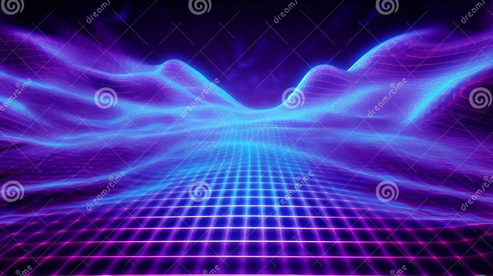 A Colorful Abstract Background with Intersecting Lines. Generative Ai Stock Image - Image of ...