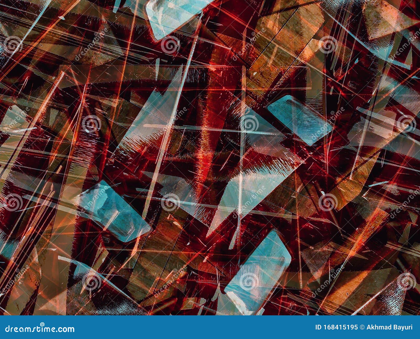 Colorful Abstract Background Irregular Flakes. Stock Image - Image of ...