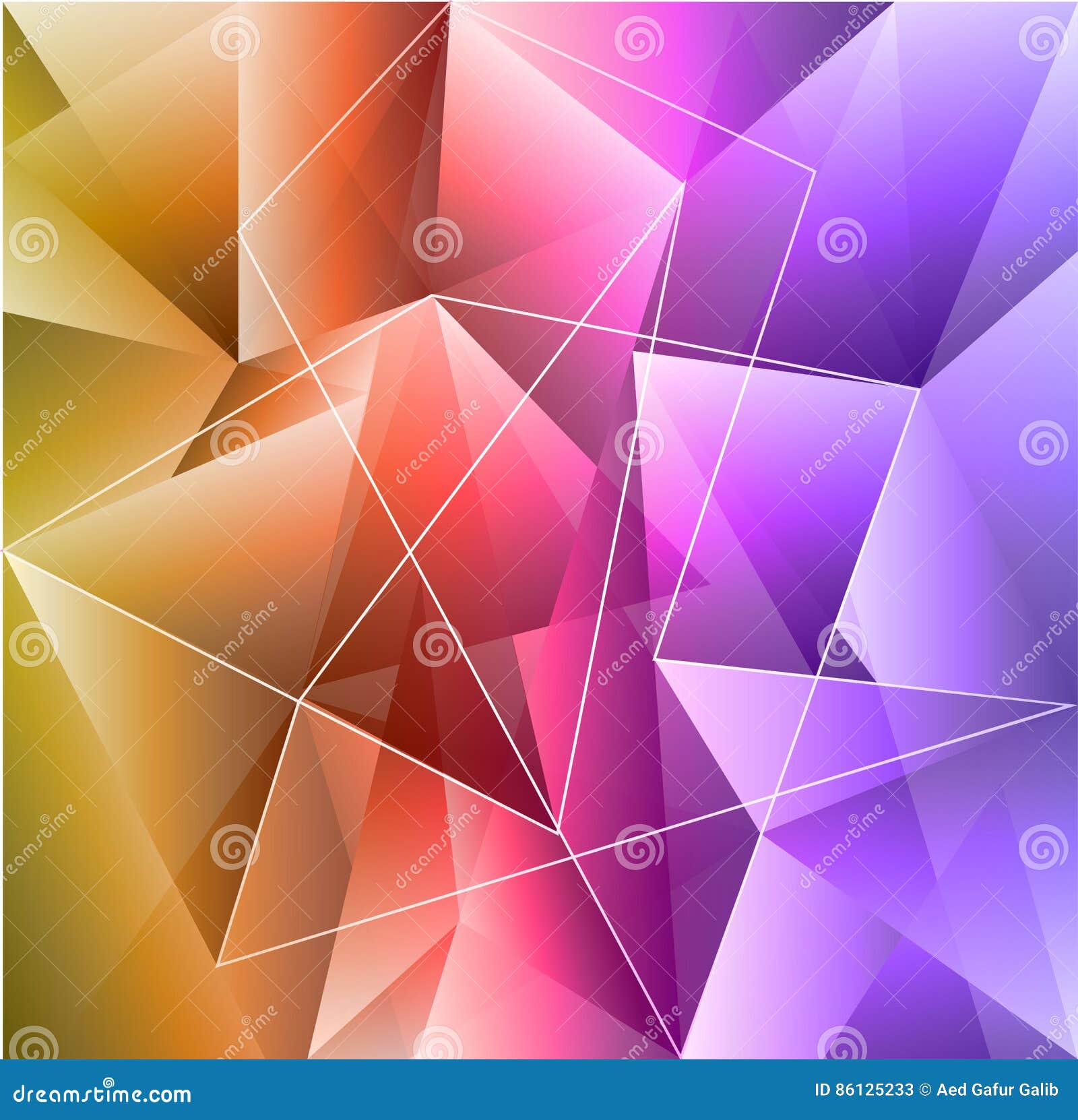 Colorful Abstract Background Isolated on White Stock Vector ...
