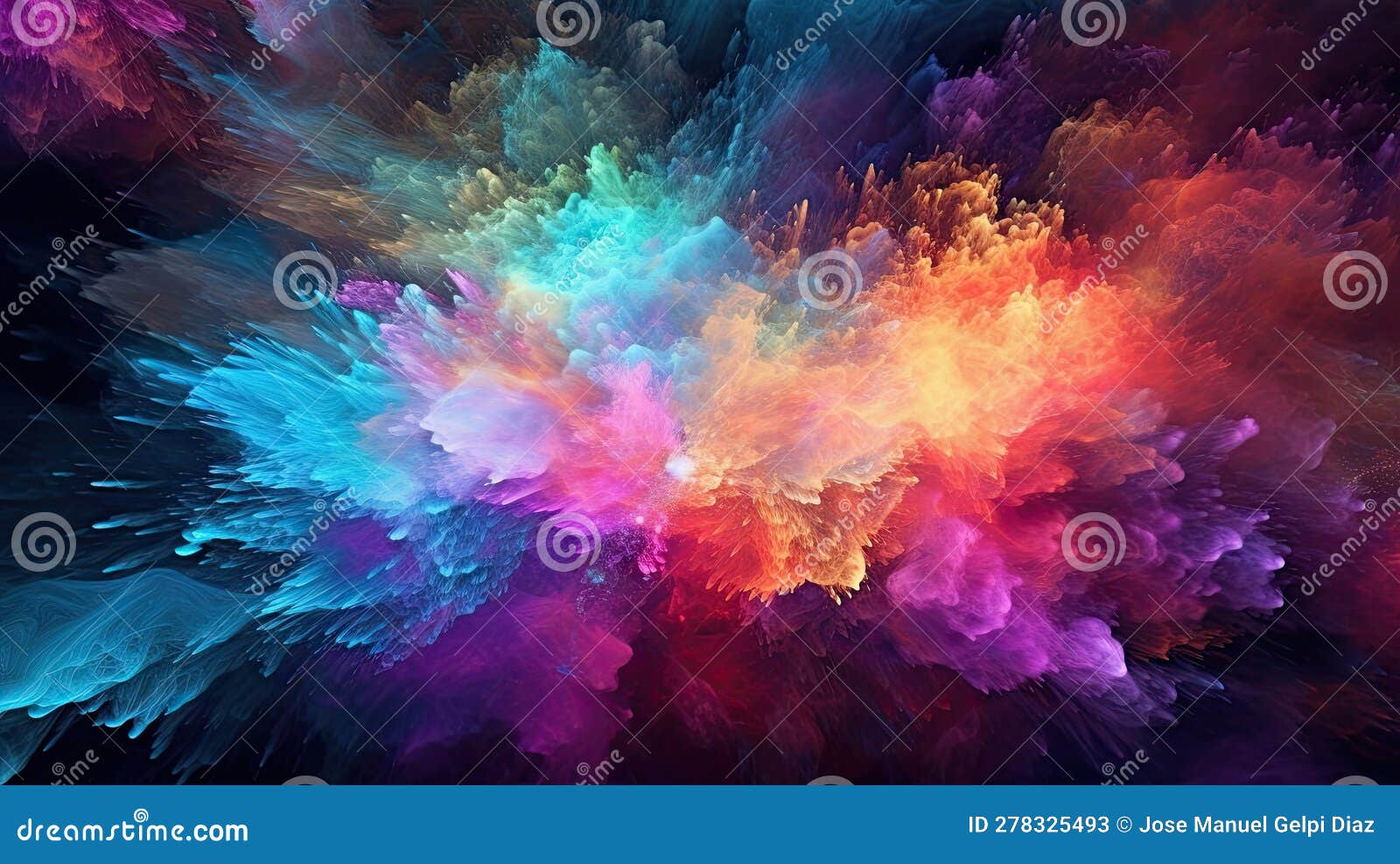 Colorful Abstract Background with Light and Color Effects, Dreamlike ...