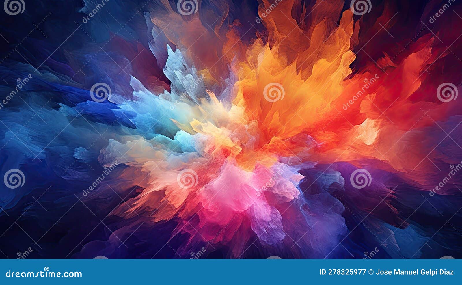 Colorful Abstract Background with Light and Color Effects, Dreamlike ...