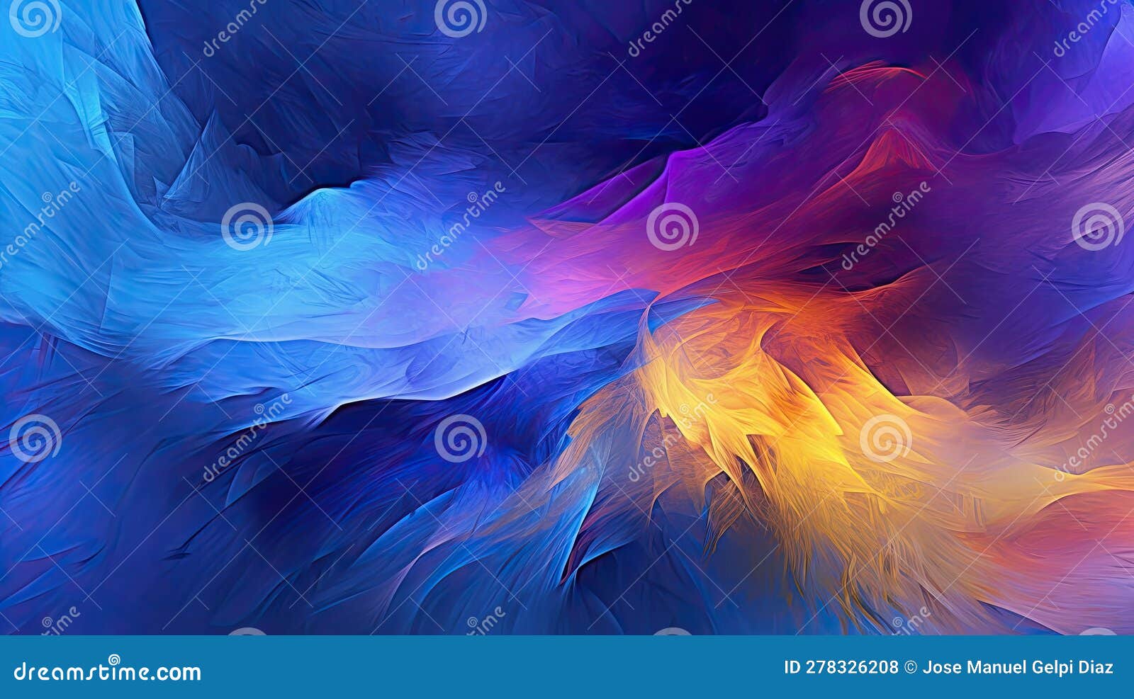 Colorful Abstract Background with Light and Color Effects, Dreamlike ...