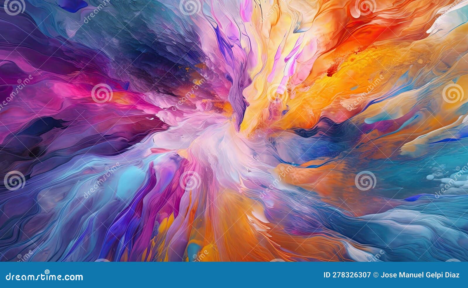 Colorful Abstract Background with Light and Color Effects, Dreamlike ...