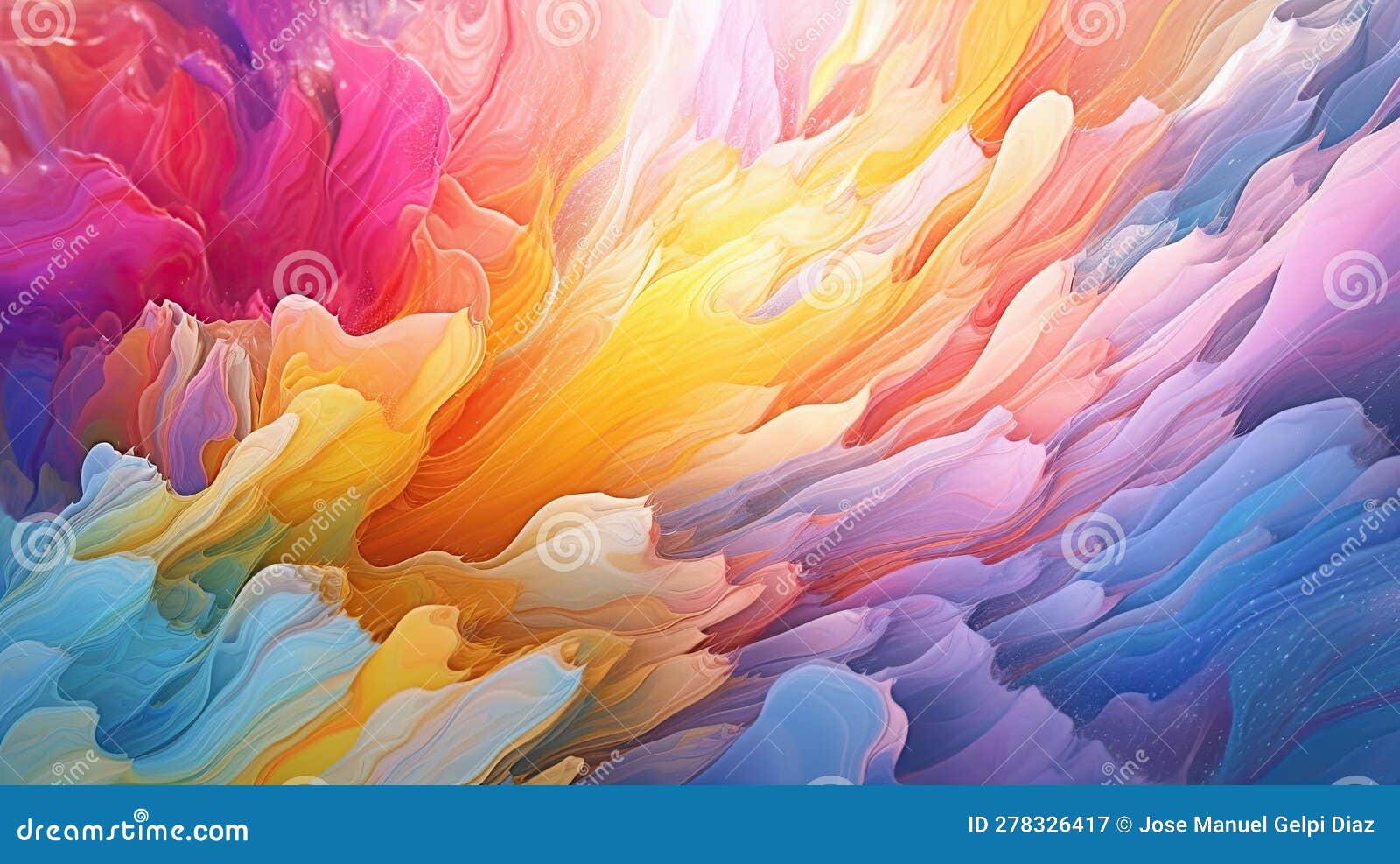 Colorful Abstract Background with Light and Color Effects, Dreamlike ...