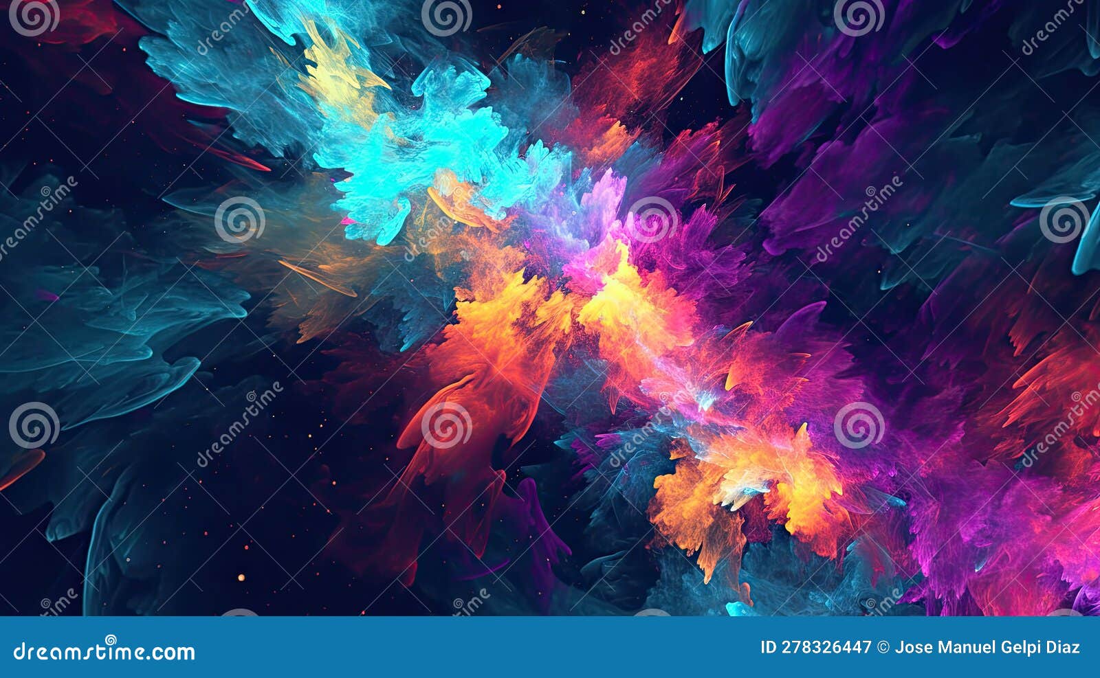 Colorful Abstract Background with Light and Color Effects, Dreamlike ...