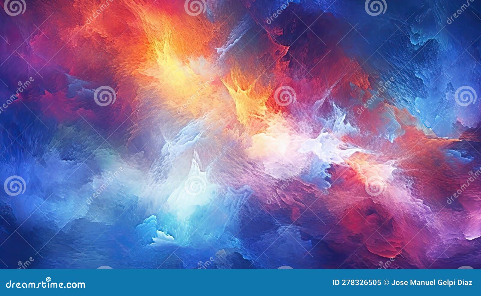 Colorful Abstract Background with Light and Color Effects, Dreamlike ...