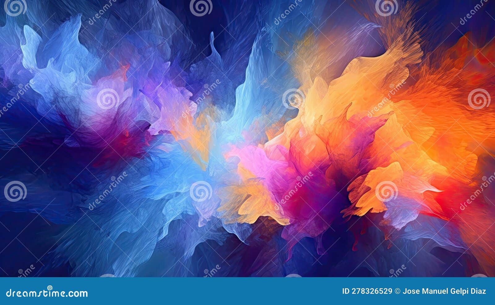 Colorful Abstract Background with Light and Color Effects, Dreamlike ...