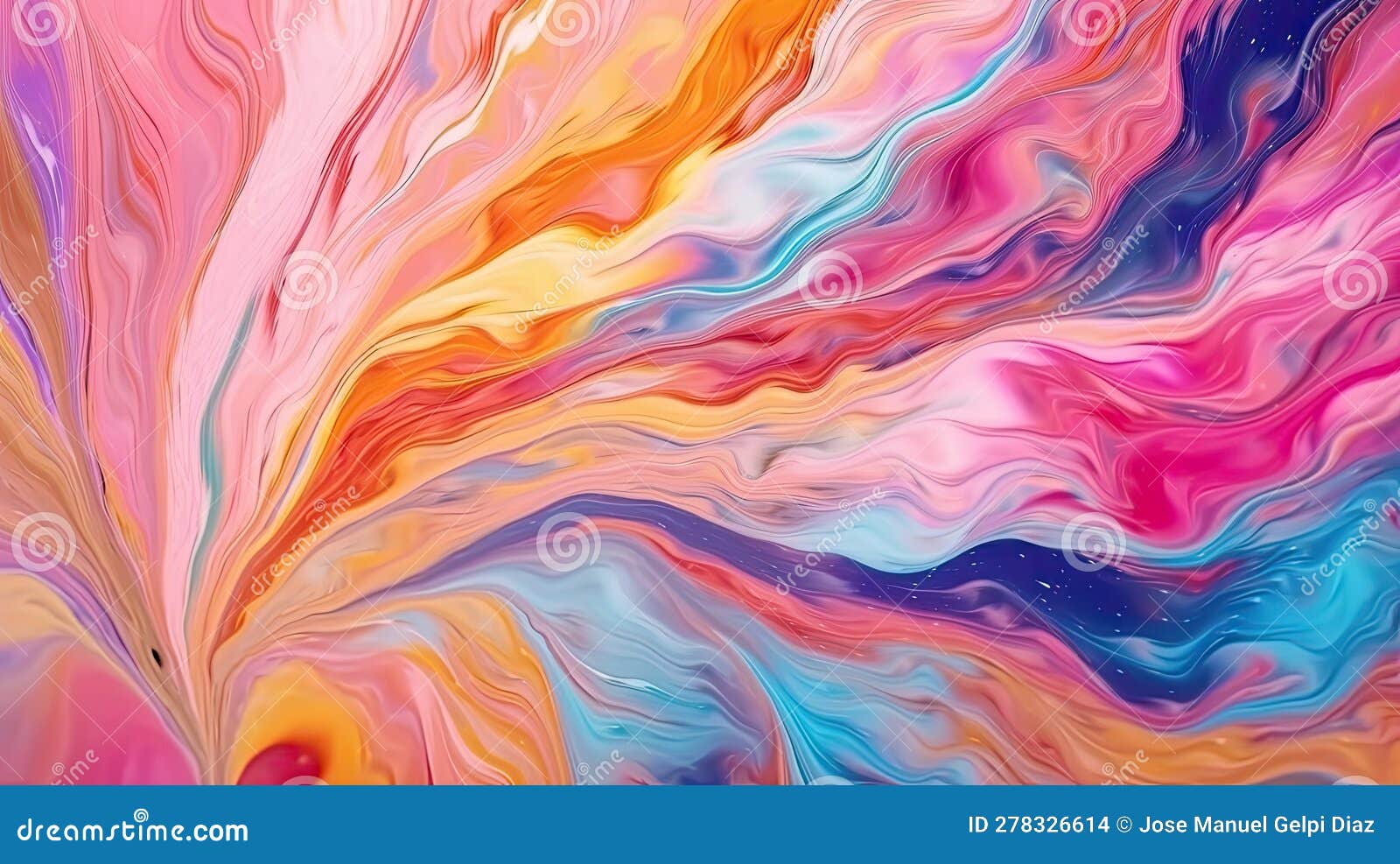 Colorful Abstract Background with Light and Color Effects, Dreamlike ...