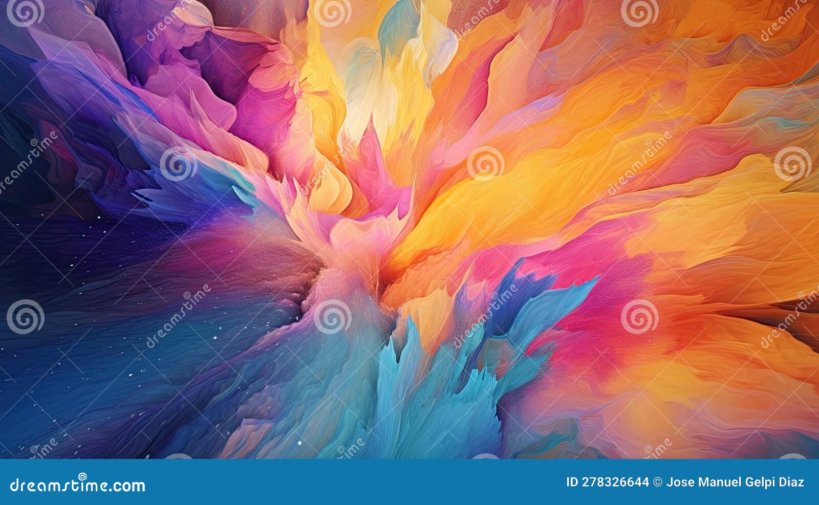 Colorful Abstract Background with Light and Color Effects, Dreamlike ...