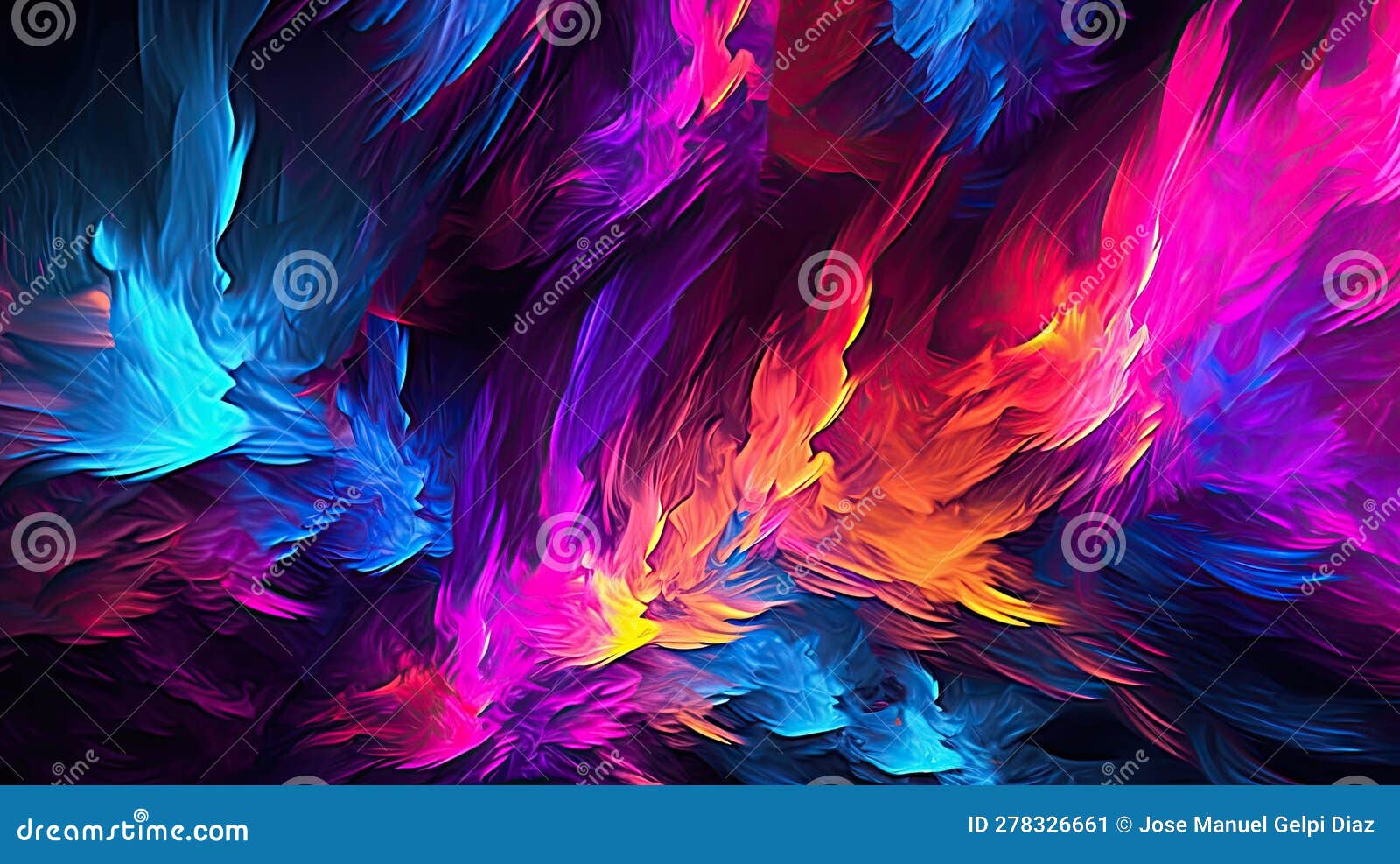 Colorful Abstract Background with Light and Color Effects, Dreamlike ...
