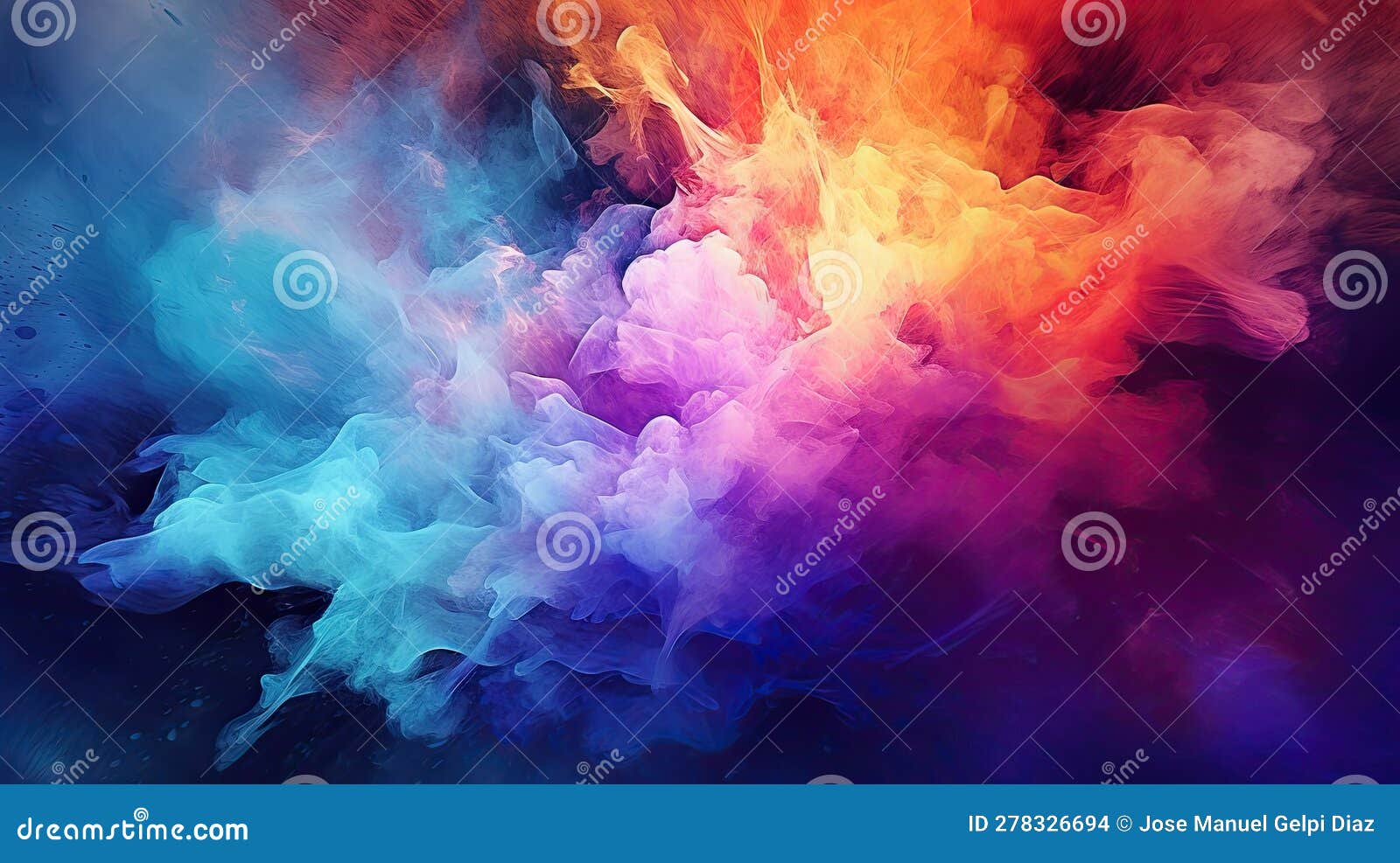 Colorful Abstract Background with Light and Color Effects, Dreamlike ...