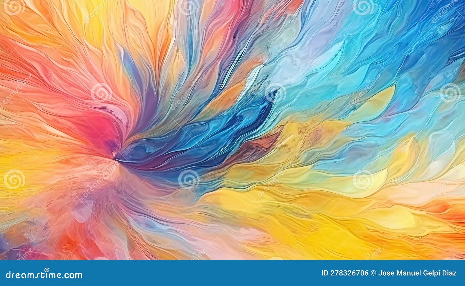 Colorful Abstract Background with Light and Color Effects, Dreamlike ...