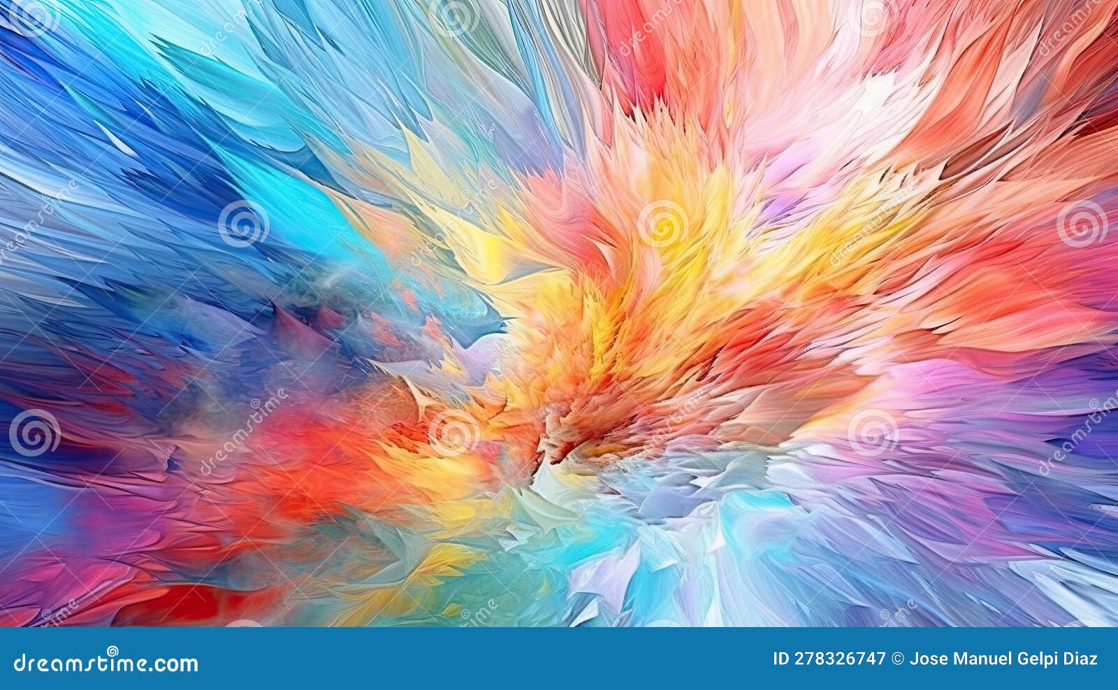 Colorful Abstract Background with Light and Color Effects, Dreamlike ...