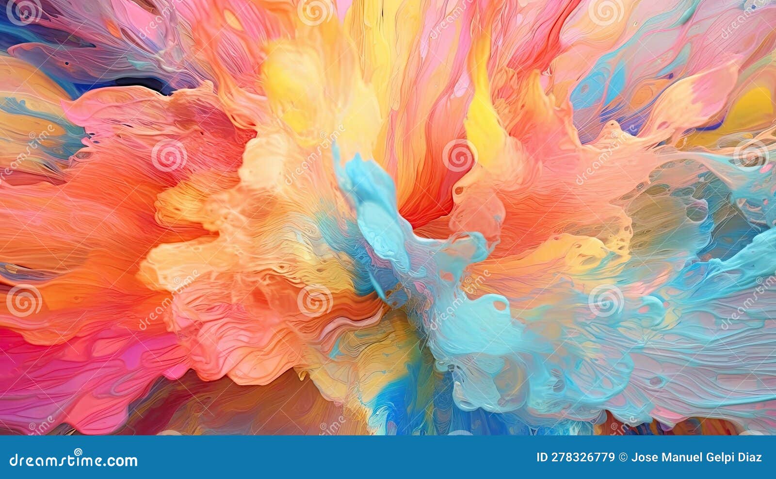 Colorful Abstract Background with Light and Color Effects, Dreamlike ...