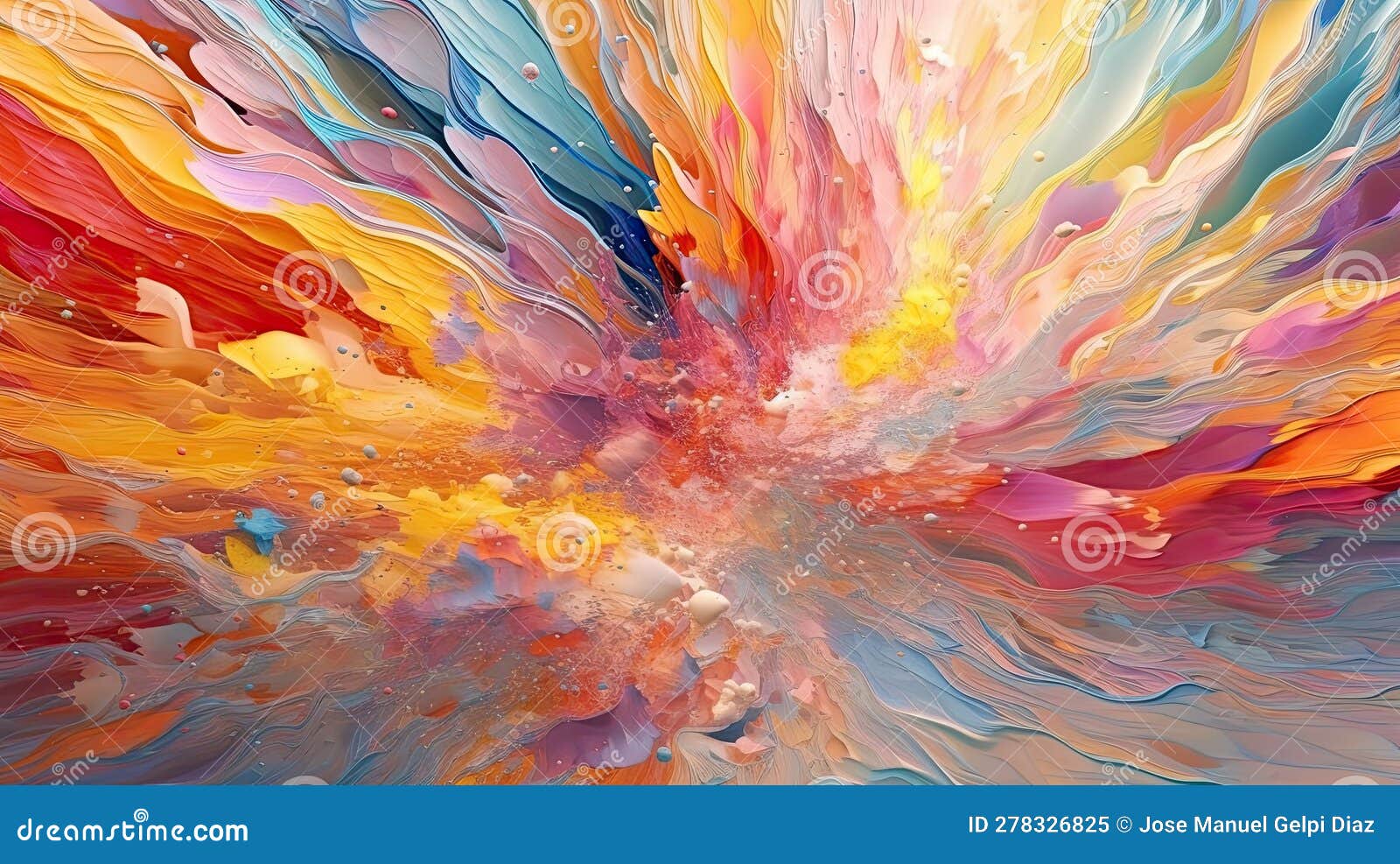 Colorful Abstract Background with Light and Color Effects, Dreamlike ...