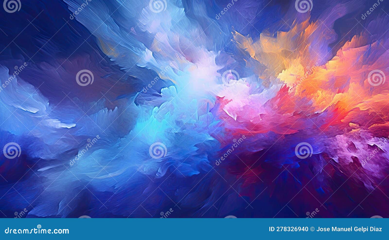 Colorful Abstract Background with Light and Color Effects, Dreamlike ...