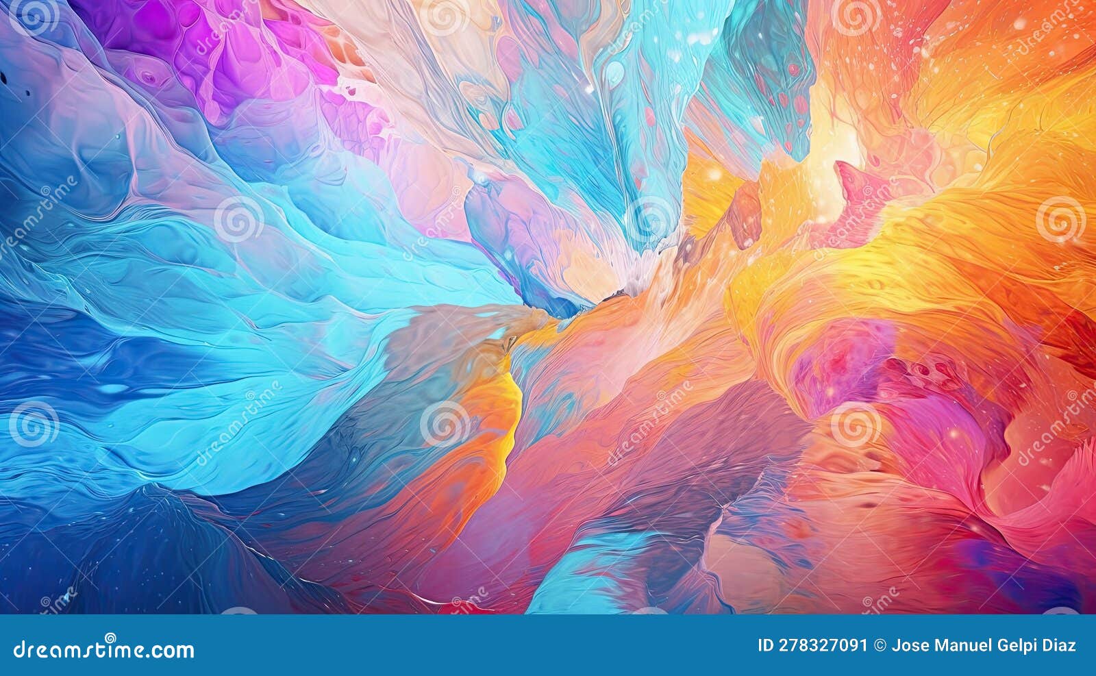 Colorful Abstract Background with Light and Color Effects, Dreamlike ...