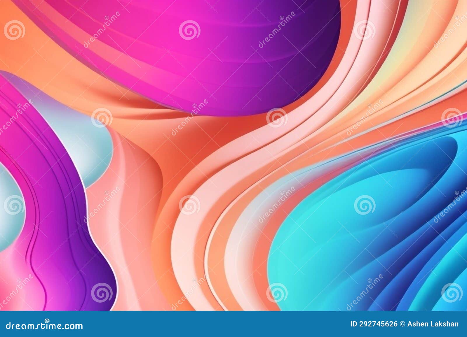 Colorful Abstract Background with Light Colors Stock Illustration ...