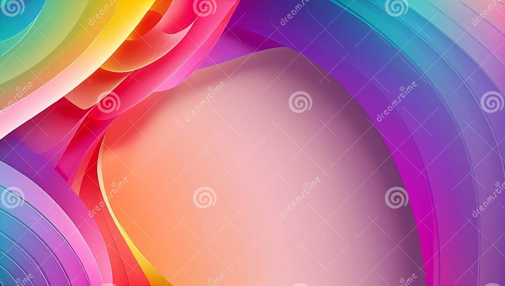 Colorful Abstract Background with Light Colors Stock Illustration ...