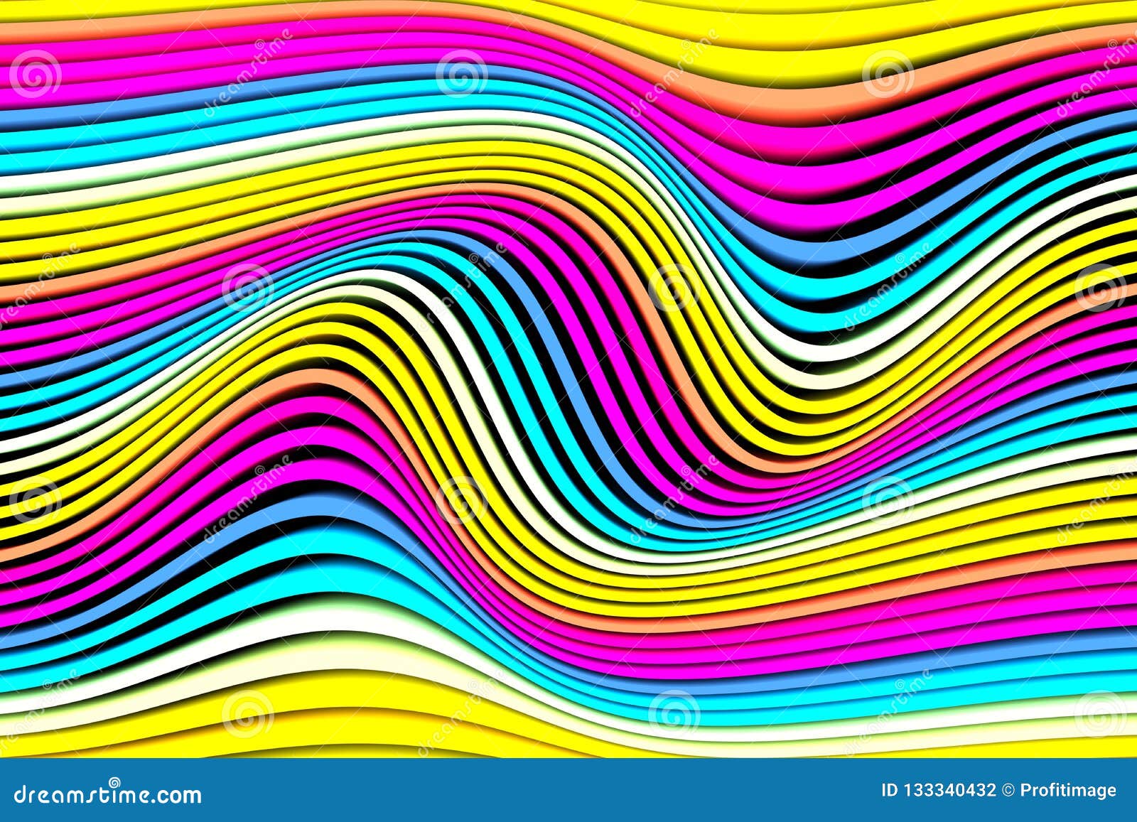 Colorful Abstract Background with Line Distortion Stock Illustration ...